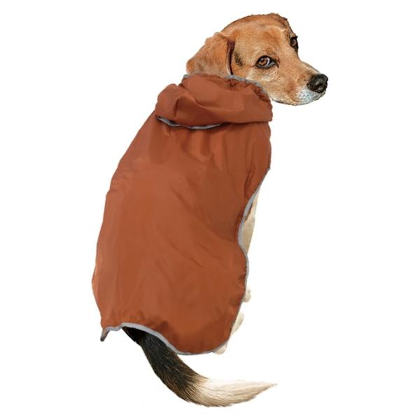雨かな？寒いかな？迷ったときは小さくたたん持ち運べるコート。雨の日だけなく、肌寒い日にもウインドブレーカーとして使用できる幅広いコート。レインの縁取りにはリフレクトがついており、薄暗い時にも光で反射して車からでもわんちゃんがいる事を確認でき...