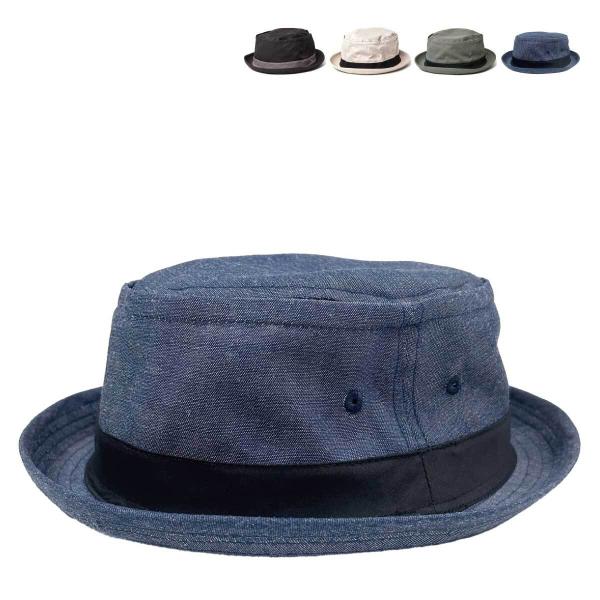 　帽子の特徴：　ギフトやプレゼントに人気のポークパイハット　浅めにかぶれる総ロールつばの通年定番型帽子　丈夫で長く使える嬉しいコットンツイルの仕様　商品名：Cotton Terrapinch（コットンテラピンチ）　サイズ：フリーサイズ(57...