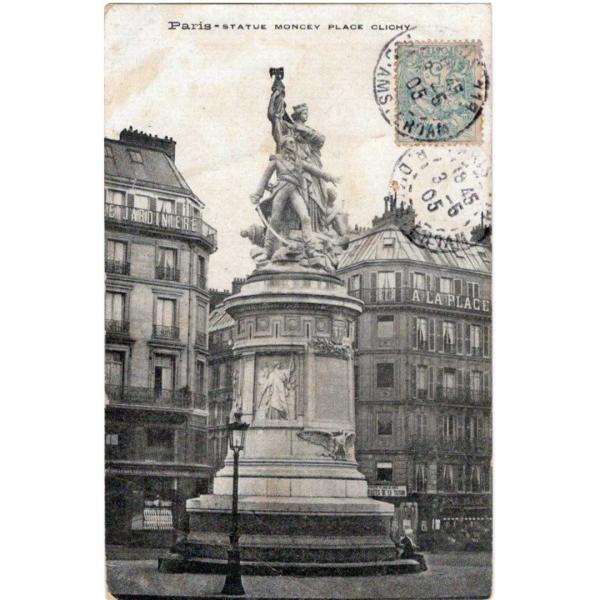 作品について1900年前後、ベル・エポックの輝きに包まれたパリの風景を写した、当時の実写ポストカードです。エッフェル塔、モンマルトルの丘、そして街角の記念碑――いまでは失われた馬車の音やガス灯の明かりが、静かな紙面の上に息づいています。本品...