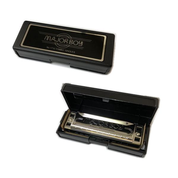 MAJOR BOY　10ホールハーモニカマイナースケール　※1本販売 有名ミュージシャンが使用する理由は品質です。ライブでも埋もれない滑らかで輪郭のある音色と豊かな音量。吹きやすさ、粘りあるリード、ステージで安心して使える耐久性。樹脂本体に...