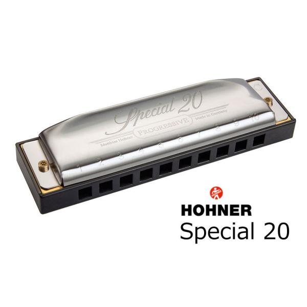 HOHNER/ホーナーPROGRESSIVE SERIES - 560/20PSpecial 20Special 20（スペシャル 20）は、繊細でメローで豊かな音色が特徴のダイアトニック・ハーモニカです。ポップス、ロック、カントリー・アン...