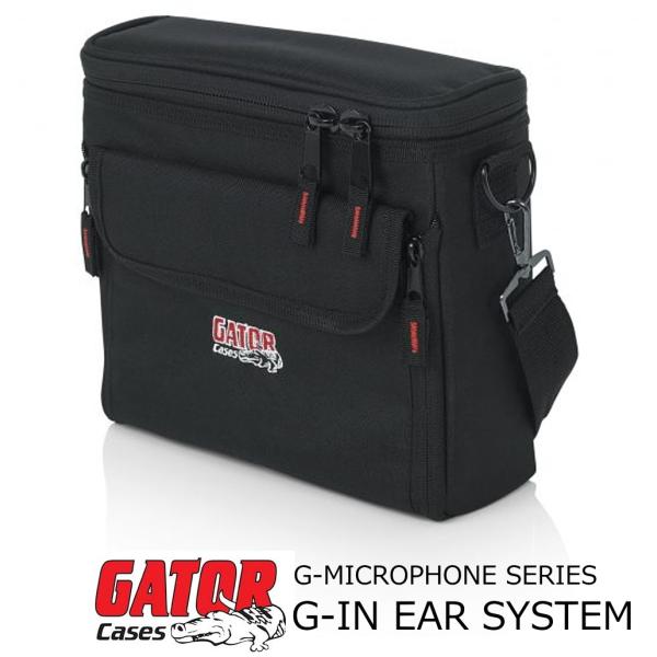 「イン・イヤー」モニタリング・システム・バッグ　G-IN EAR SYSTEMハーフラック・ワイヤレス「イン・イヤー」マウンティング・システム収納可。トランスミッター、イヤーバッド、レシーバ・ボディ・ラック、パワー・サプライ向け●大半のハー...