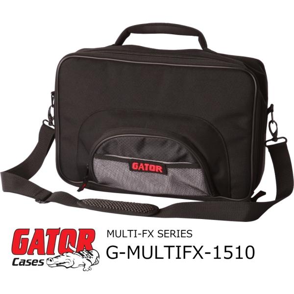 MULTI-FX SERIESエフェクトペダル・バッグ　15″X 10″・大半のマルチエフェクト・ペダルボードを収容可能・耐久性に優れたナイロン・エクステリア・1/2" 保護パッド入りインテリア・ラージ・アクセサリー・ポケット（ケーブル用）...
