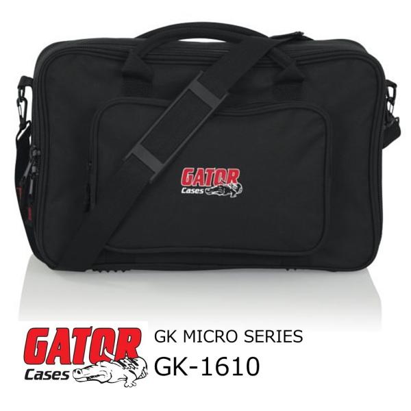 GK MICRO SERIESマイクロ・キーボードおよびコントローラ用ギグ・バッグマイクロコントローラーとミニキーボードにジャストフィットします。ショルダーストラップ付きです。●ギグ・バッグ（Midi コントローラ &amp; プロダクショ...