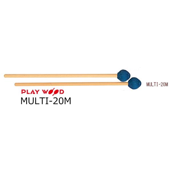 Mallet InstrumentMulti-Mallet/マルチ-マレットMULTI-20M ： φ11 ラーミン柄 　φ29×360●MULTI-20H, 20M, 20Sマッシュルームヘッドに従来より太いφ11のラーミン柄を使う事で単...
