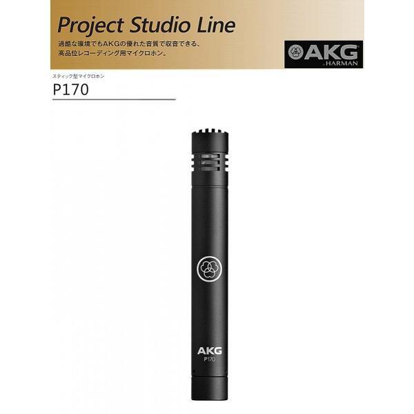 Project Studio Line過酷な環境でもAKGの優れた音質で収音できる、高品位レコーディング用マイクロホン立ち上がりの鋭い音も忠実に再現するスティック型マイクロホン。●1/2インチの小型・軽量ダイヤフラムを搭載し、優れた過渡特性...