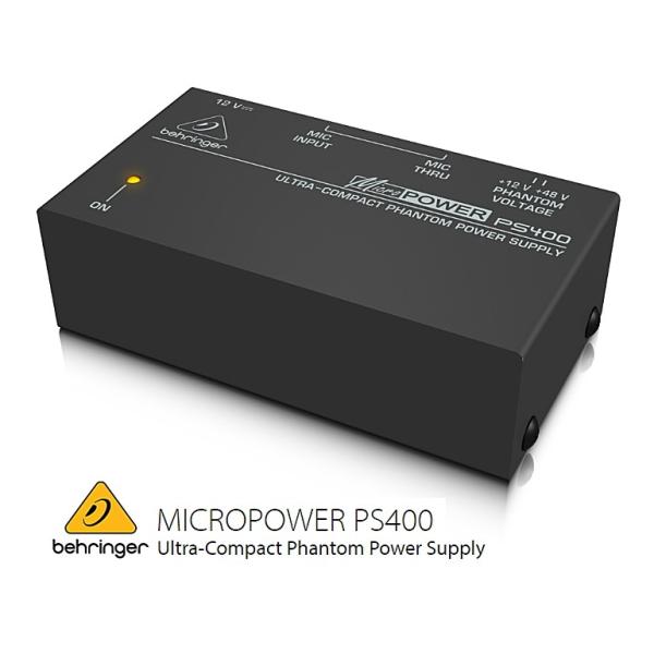 超小型ファンタム電源供給ユニット※メーカー在庫確認商品です。　納期は別途ご連絡させて頂きます。・コンデンサーマイクロホンを接続する際、必要なファンタム電源を供給するユニット。・+12V/+48Vの出力レベルを選択可能。