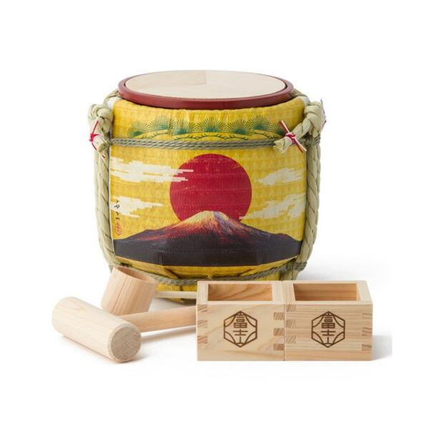 ＜商品詳細＞ブランド：KOMODARU-LINK（岸本吉二商店）生産地：兵庫県 尼崎市サイズ：商品本体/約φ18×H17.5cm、5勺木枡/W6.3×H4.4cm（内寸：約W49×D49×H36mm）容量：720ml材質：菰樽：ポリプロピレ...