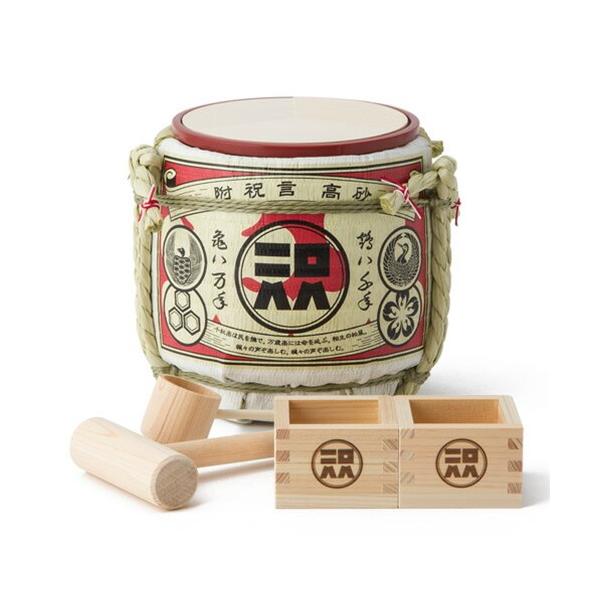＜商品詳細＞ブランド：KOMODARU-LINK（岸本吉二商店）生産地：兵庫県 尼崎市サイズ：商品本体/約φ18×H17.5cm、5勺木枡/W6.3×H4.4cm（内寸：約W49×D49×H36mm）容量：720ml材質：菰樽：ポリプロピレ...