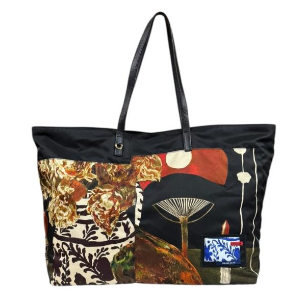 ■商品情報◆管理番号：BRB10000000142245◆ブランド：プラダ（PRADA）◆対象：ユニセックス◆カラー：ブラック/マルチカラー◆シリーズ：fructidor◆季節・シーズン：オールシーズン◆重量：約630g◆生産国：イタリア◆...