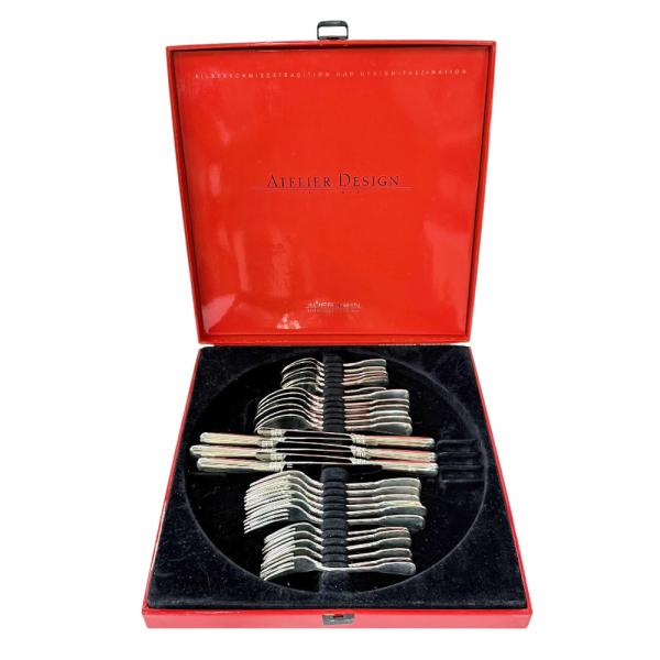 ■商品情報◆管理番号：SLV10000000143967◆タイプ：AUERHAHN アウアハーン カトラリーセット 30点 スプーン ナイフ フォーク SV925◆対象：ユニセックス◆カラー：シルバー/◆重量：約1812.6g◆生産国：ドイ...