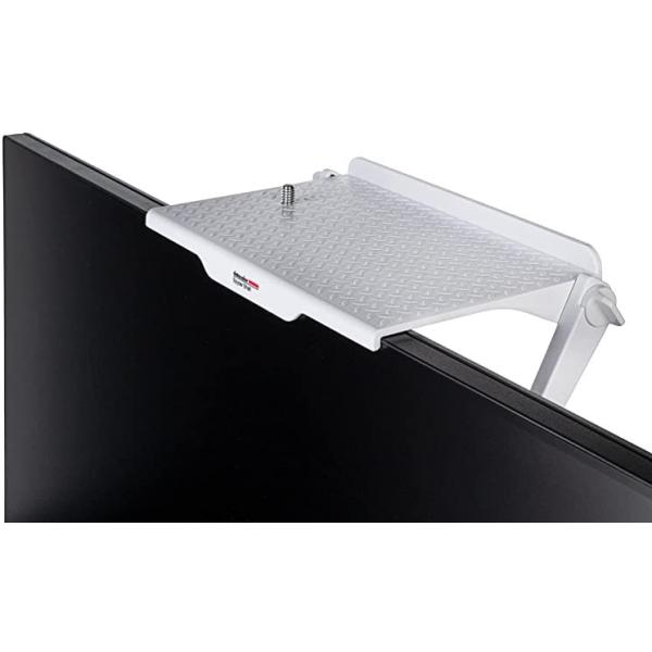 Spyder Shelf は、コンピューターモニターに取り付けて垂直に収納できる便利なアクセサリで、デスク スペースを解放します。棚板は頑丈なスチール製で、表面には滑り止め加工が施されています。棚板は取り付け、取り外しが簡単で、モニターの前...