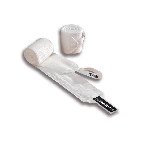 伸縮性抜群の良質素材使用！肌に馴染みやすいバンテージ！2個1組サイズ・カラー：幅5cm×全長約280cm●伸長時/約550cm白のみ素材：ポリエステル、レーヨン、ポリウレタン