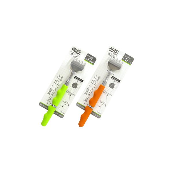 少し離れたものを引き寄せるときにも便利商品全長：最短16.5cm 最長47cm素材・成分：ステンレス　塩化ビニル樹脂単位：1本【色指定不可】