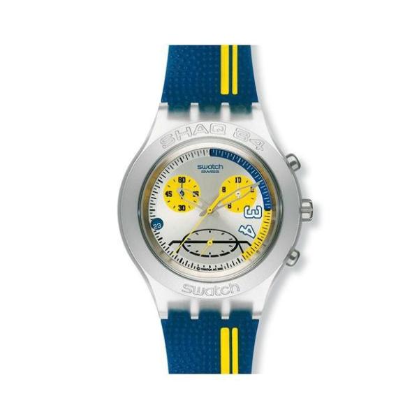 SHAQ 34製品の詳細Swatchケース素材プラスチックフォリオベルト素材検索ムーブメントNot Defined耐水性3 bar機能ストップウォッチ, 日付ケース幅43.00 mmケース高さ50.40 mmケース厚み12.40 mm商品ラ...