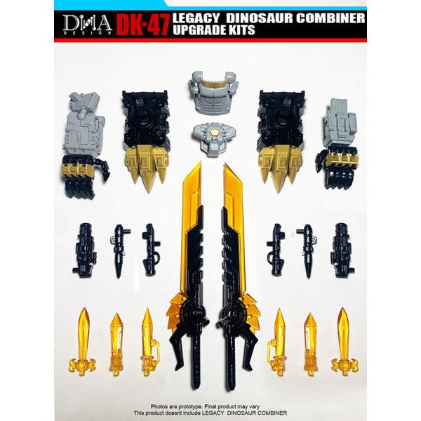 【発売日：2026年12月25日】DNA Design DK-47 LEGACY DINOSAUR COMBINER UPGRADE KITS※フィギュア本体は付属しません。受注締切日　5月24日（日）こちらの商品は予約商品となっており、商...
