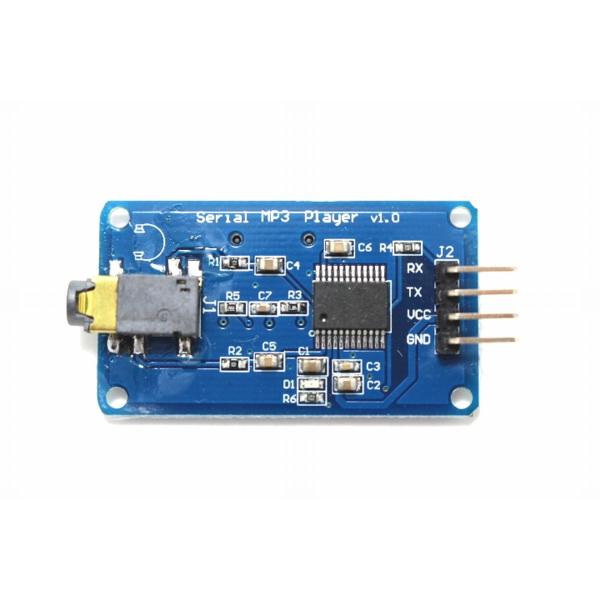 MP3音楽再生モジュールです。サポートのサンプリング周波数（kHz）：8 / 11.025 / 12/16 / 22.05 / 24/32 / 44.1 / 48 サポートファイル形式：MP3 / WAV サポートマイクロSDカード、マイク...
