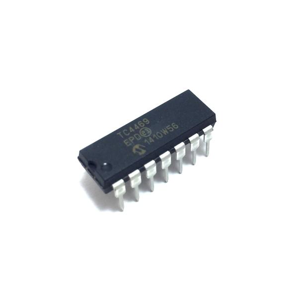 MOSFETドライバです。モータードライバ基板などにお使い頂けます。メーカー：Microchip Technology Inc.型名：TC4469EPDパッケージ：14-Pin PDIP