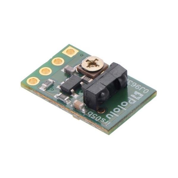 VishayのTSSP77038を搭載する、赤外線距離センサモジュールです。3.3 V~5 Vで動作します。本商品は測定範囲60 cmまでの高出力版です。測定範囲30 cmまでの省電力版もあります。家電のリモコン用として開発されたものと異な...