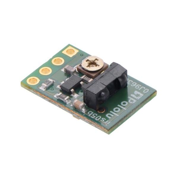 VishayのTSSP77038を搭載する、赤外線距離センサモジュールです。3.3 V~5 Vで動作します。本商品は測定範囲30 cmまでの省電力版です。測定範囲60 cmまでの高出力版もあります。家電のリモコン用として開発されたものと異な...