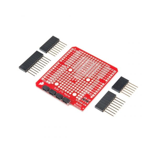 Arduinoベースのマイコンボードに、SparkFun Qwiicシステムを組み込めるようにするシールドです。本製品はさまざまなQwiicコネクタをArduinoのI2Cバスに接続します。また、Arduinoの5 Vから、Qwiicシステ...