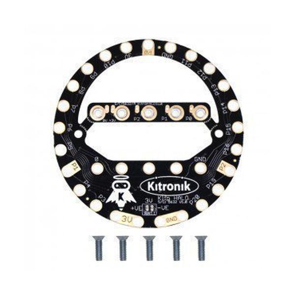 本商品はmicro:bit v1・v2の両方に対応しています。micro:bit用の円型ピッチ変換基板です。ウェアラブルやワニ口クリップを必要とするプロジェクトに最適です。付属の五つの頑丈なネジで直接、しっかりとmicro:bitに固定して...