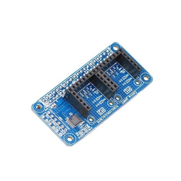 センサなどを乗せたConta規格の小型基板（Contaモジュール）を、Raspberry Pi Zero WH に繋ぐためのベースボードです。最大2つのモジュールを同時接続できます。Contaモジュールとベースボードは、I2C・SPI・アナ...
