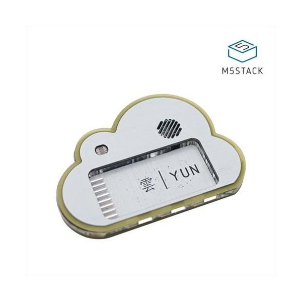 雲の形をしたクラウド型多機能環境情報測定ベースボードです。M5StickCを接続して使用します。SHT20温湿度センサ、BMP280気圧センサを搭載、更にCdSセル、14個のRGB LEDを計測、制御するSTM32F030F4マイコンを搭載...