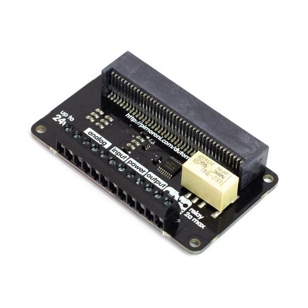 24 Vまでの入出力に対応したmicro:bit用制御モジュールです。micro:bit用の接続コネクタを搭載しているので、micro:bitを簡単に接続することができます。ご利用には別途micro:bitが必要です。本製品にはmiceo:...