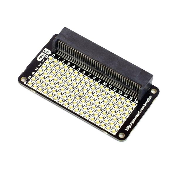 119個のLEDを長方形に搭載したmicro:bit用ディスプレイモジュールです。micro:bit用エッジコネクタを搭載しているので、micro:bitを簡単に接続することができます。ご利用には別途micro:bitが必要です。本製品には...