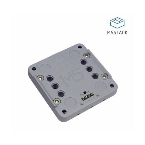 M5GO/FIRE用のボトムパーツで、シンプルな充電ベースです。USB Type Cで接続し、M5本体に充電します。USBケーブル（A-Type Cタイプ）が付属します。M5Stack FIREに付属するものと同じ製品です。