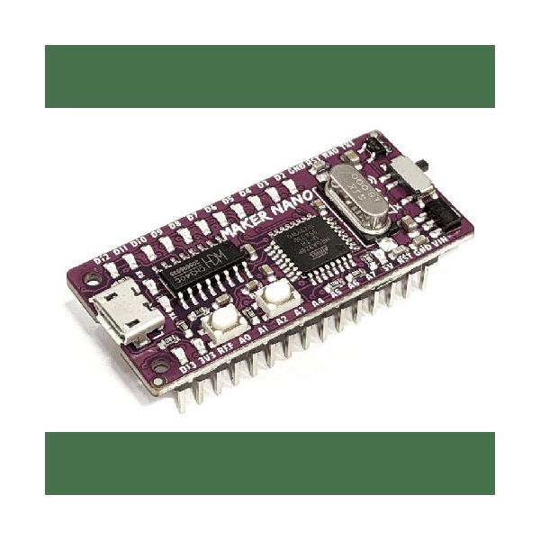 STEM教育に特化したArduino Nano互換機です。12個のLED、ボタン、ピエゾブザーを搭載しながら、オリジナルのArduino Nanoと互換性があります。回路を配線する手間をかけずに、Arduinoのスケッチを試すことができます...