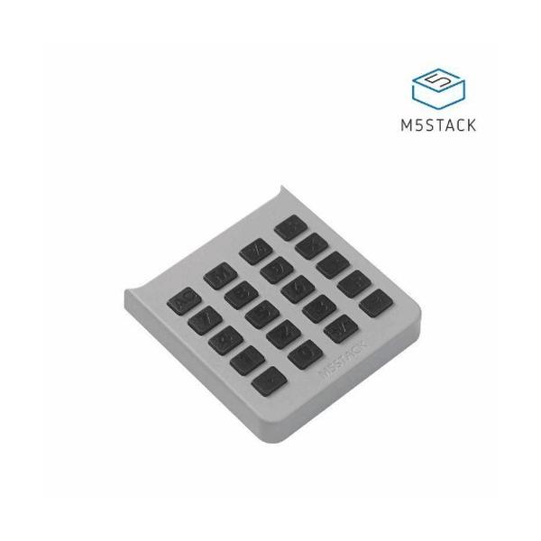 電卓のキー配置をしたM5Stack Facesの換装用ベースです。パネルには０から９までの数字、四則演算記号、AC、＝などのキーがあり、計算に最低限必要なボタンに対応します。※M5Stackは別売りです。また、使用にはボトムベースが必要にな...