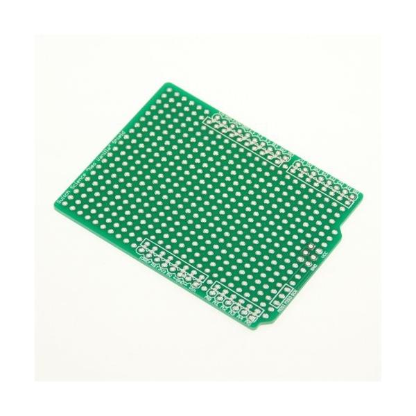 いわゆる"R3"、Leonardo等に対応したバニラシールドです。  バニラシールドは、Arduino専用の両面スルーホールのユニバーサル基板です。いわゆるプロトシールドとは違い、あらかじめ部品が載るようなパターンは用意されていません。その...