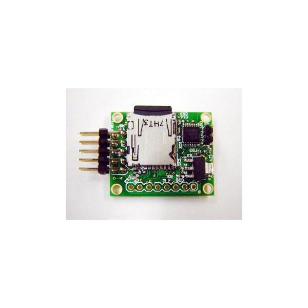 ロボット用小型CPUボード「VS-RC003HV」用拡張ボードです。※製品写真はMicro-SDカードを装着した状態ですが、Micro-SDカードは製品に付属しておりません。Micro-SDカードにMP3形式の音声ファイルをコピーし、本製品...