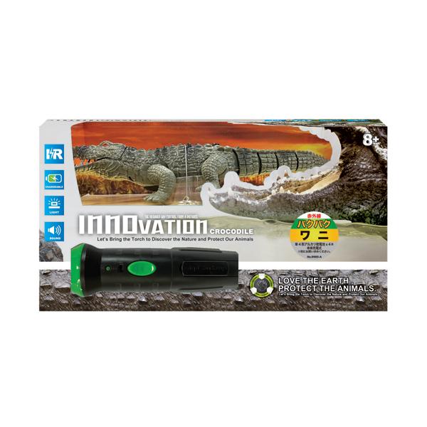 赤外線RCに今度はゴリラとワニが登場！懐中電灯型の送信機で前進後退の簡単操作。操作中は口の開閉、目の点灯、咆哮機能も搭載しております。デモ機能付きなので、どんな動きをするか眺めても良し！商品サイズ 255×85×40mm箱サイズ 272×1...