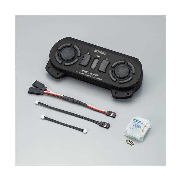 <セット内容>　●KRC-6FS送信機　x 1　●KRR-6FS受信機　x 1　●2-5低頭タッピングビス　x 5　●ZH接続ケーブル2B(100mm)　x 1　●ZH接続ケーブル2A(60mm)　×1　●二又コード II　x ...