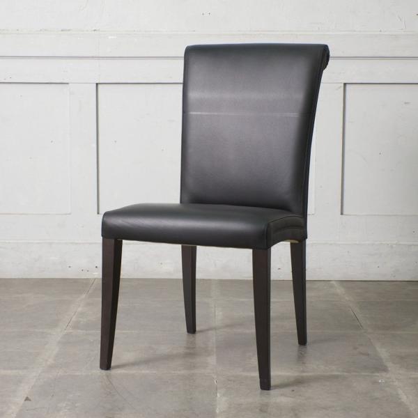 **サイズ（単位mm）**-  幅 460 奥行き 560 高さ 860 座高 435＊若干の誤差は御了承下さい。**主な素材**- 脚部:アッシュ- 張り地:本革**特記事項**- 背もたれの張り地に型がついています。- 現行品参考定価 ...