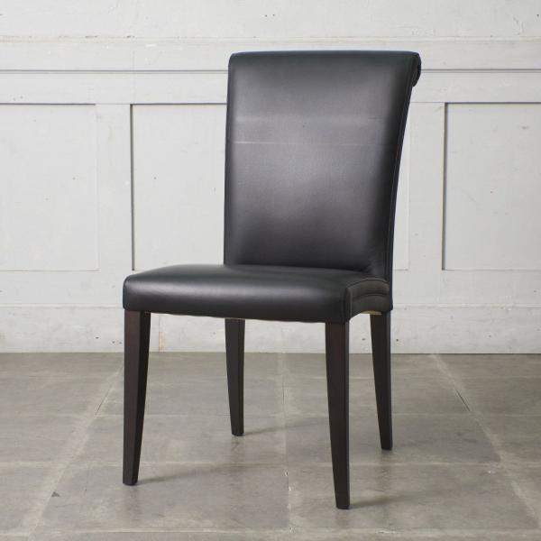 **サイズ（単位mm）**-  幅 460 奥行き 560 高さ 860 座高 435＊若干の誤差は御了承下さい。**主な素材**- 脚部:アッシュ- 張り地:本革**特記事項**- 背もたれの張り地にシミや型がついています。- 現行品参考...