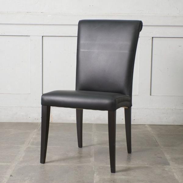 **サイズ（単位mm）**-  幅 460 奥行き 560 高さ 860 座高 435＊若干の誤差は御了承下さい。**主な素材**- 脚部:アッシュ- 張り地:本革**特記事項**- 背もたれの張り地に型がついています。- 座面や背もたれに...