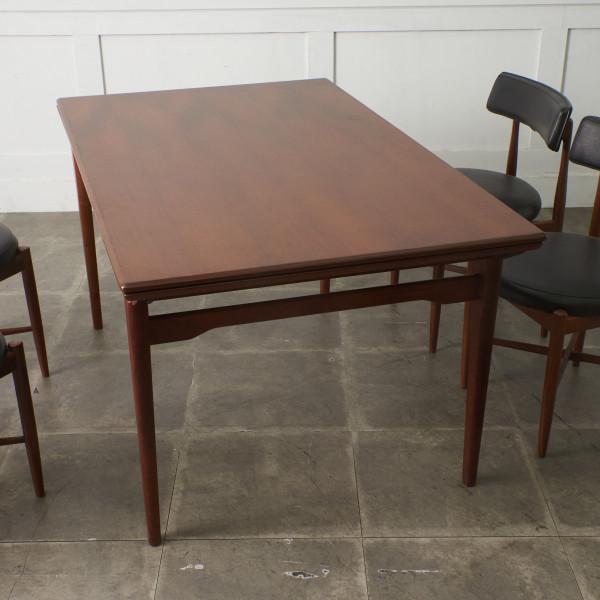 **サイズ（単位mm）**-  幅 1495-1985-2480 奥行き 890 高さ 725 床から幕板までの高さ 630＊若干の誤差は御了承下さい。**主な素材**- チーク**特記事項**- テーブルのみの販売です。チェアは含まれませ...