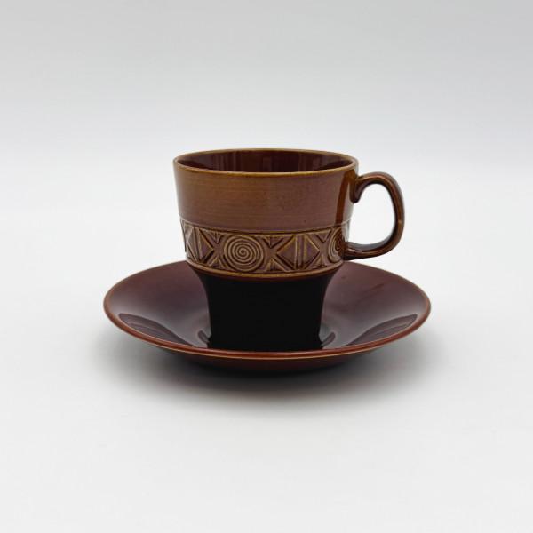**サイズ（単位mm）**- カップ  幅 95 奥行き 80 高さ 80- ソーサー  幅 144 奥行き 144 高さ 23＊若干の誤差は御了承下さい。**主な素材**- 陶器**特記事項**- カップ＆ソーサー1点の販売です。- 写真...