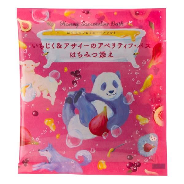 ここは、静かな森のオーベルジュ。はちみつソムリエおすすめのレシピで愉しむカクテルバスが自慢の一軒宿です。さて、今日の日替わりメニューは・・・[いちじく＆アサイーのアペリティフ・バス]天然塩にうるおい成分ハチミツ、いちじく果実発酵液、アサイヤ...