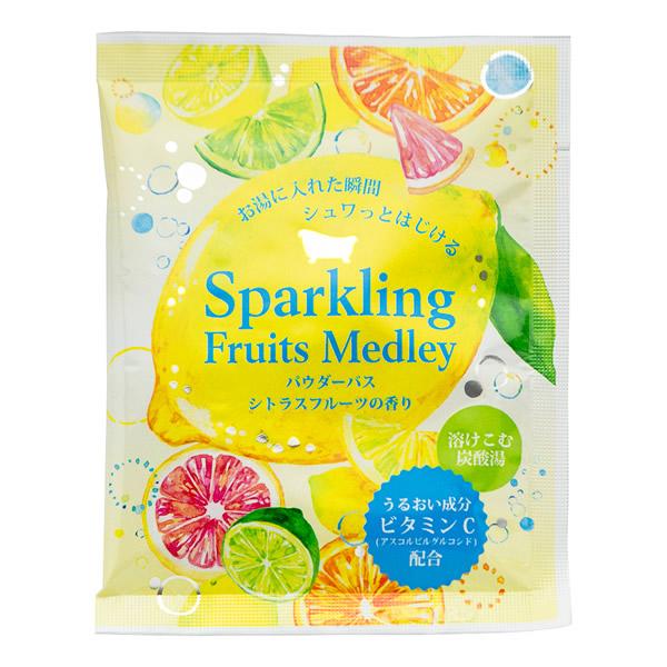 すっきり爽やかな柑橘系の香りで気分リフレッシュ。お湯に入れた瞬間、シュワっとはじけて香りが広がります。うるおい成分ビタミンC配合。[シトラスフルーツ]シトラスフルーツの香り　クリアオレンジの湯色■販売元／チャーリー■ブランド／スパークリング...