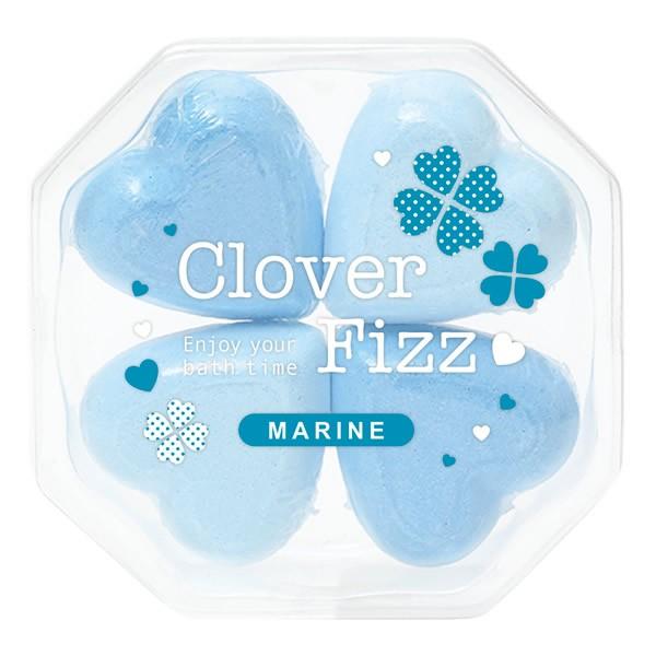 ハートの入浴剤が4個入った、四葉のクローバー型のバスフィズです。入浴用なら1回分、フットバス、ハンドバスなら約2回使えます。■販売元／ノルコーポレーション■内容量／32g（8g×4）■パッケージサイズ／W75xD136xH75mm■成分／炭...