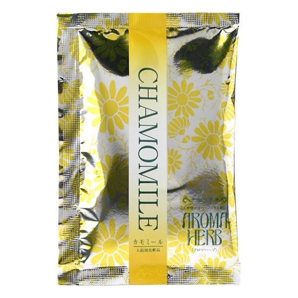 アロマの香りとエキスが素肌にうるおいを与え、ハーブの香りが心身ともにリフレッシュしてくれます。■内容量／30g■成分／乾燥硫酸Na、炭酸水素Na、カミツレエキス、ET、シリカ、黄色4号、香料