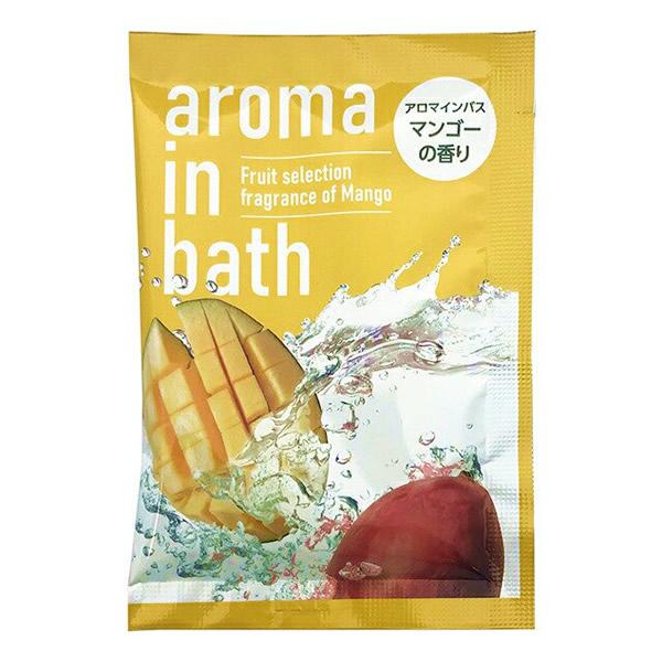 フルーツの香りの入浴料[マンゴーの香り]カカオエキス（引き締め成分）で引き締まったお肌に！■販売元／フィード■内容量／20g■成分／硫酸Na、炭酸水素Na、シリカ、カカオエキス、水、グリセリン、BG、香料、橙205■原産国／日本
