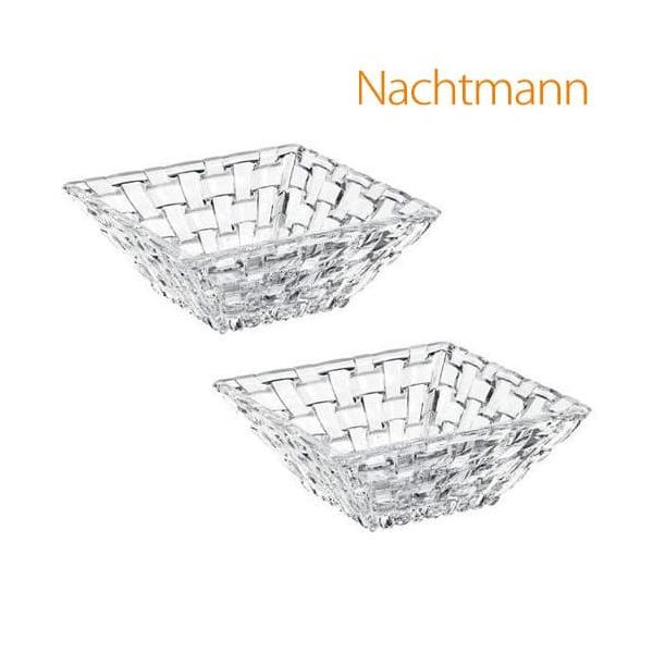 170年以上の歴史を誇るクリスタル製造購入単位：1セット(2個)配送種別：在庫品4003762227506JJ2672 Nachtmann ナハトマン 89694 ボサノバ スクエア ボウル 12cm 2個セット BOSSA NOVA BO...