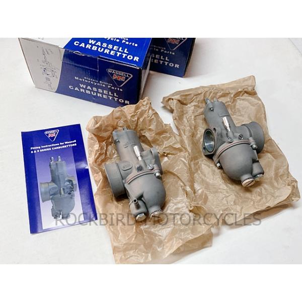 2個１SET / 右左１SET Wassell / ワッセル製 キャヤブレター ボアΦ32-932、 新品。英国パーツメーカーWASSELが手掛けるクラシックバイク用キャブレター、ワッセルエボリューションキャブレターです。アマル/AMAL ...
