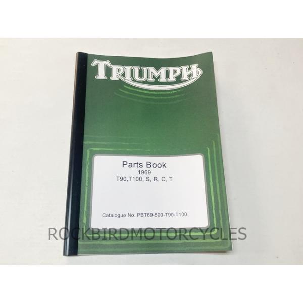 トライアンフ 350〜500ccユニットツイン系 パーツリスト 新品です。トライアンフのオーナーなら必須資料。OHやメンテナンスにどうぞ。■　仕様、サイズ　■約21cm×30cm、記述英語対応車種 - トライアンフ T90, T100, T...